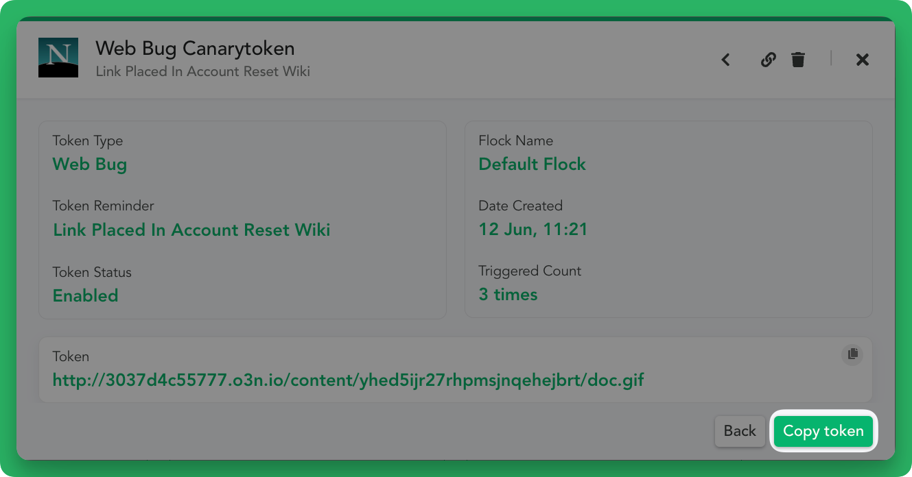 How Do I Create A Web Bug Canarytoken Thinkst Canary