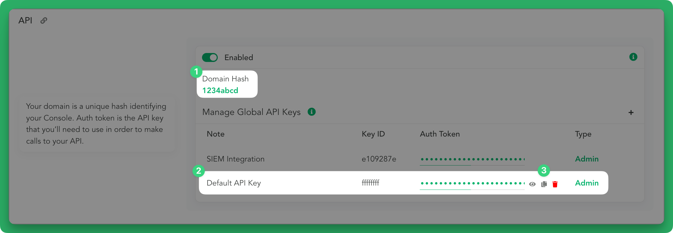 Flock API Keys – Thinkst Canary