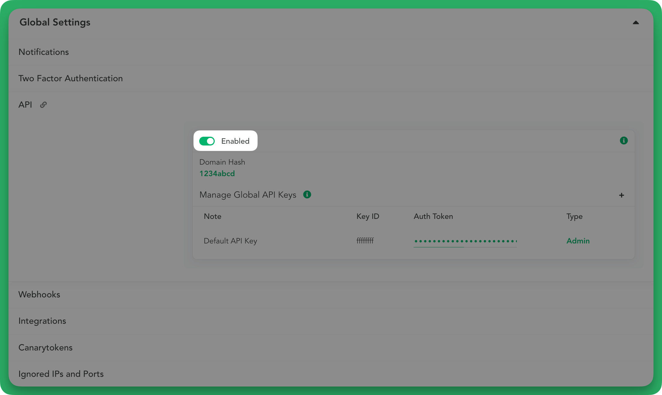 Flock API Keys – Thinkst Canary