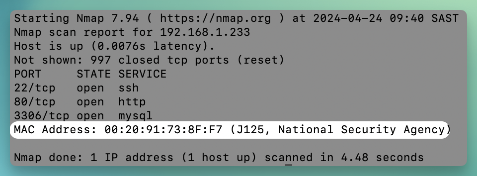 How can I set a custom MAC address prefix on my Canary? – Thinkst Canary