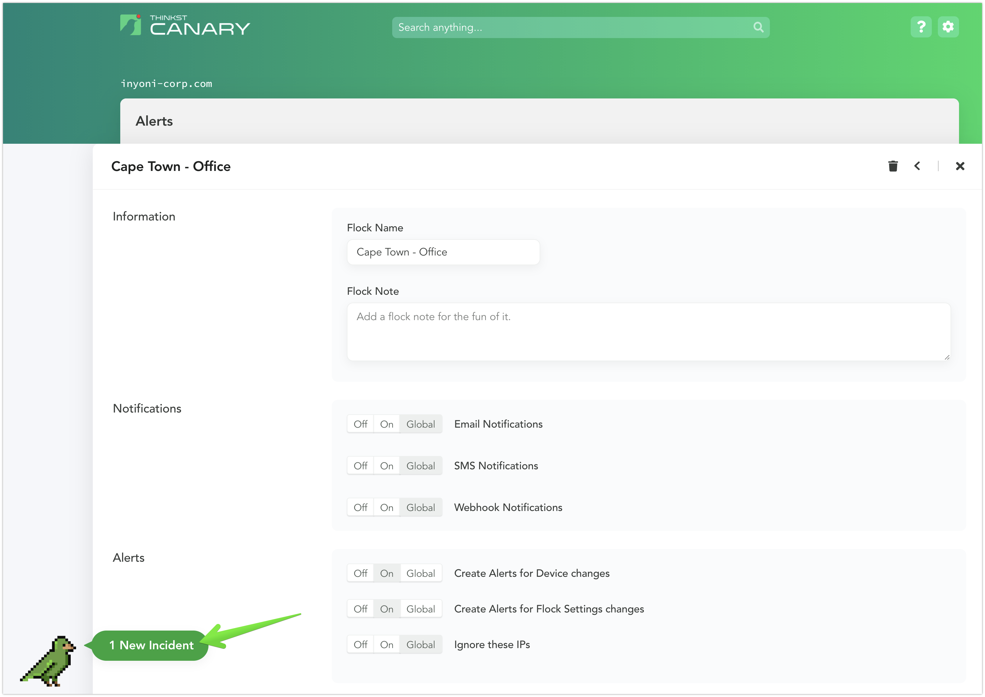 How do I configure Settings and Device change control notifications on ...